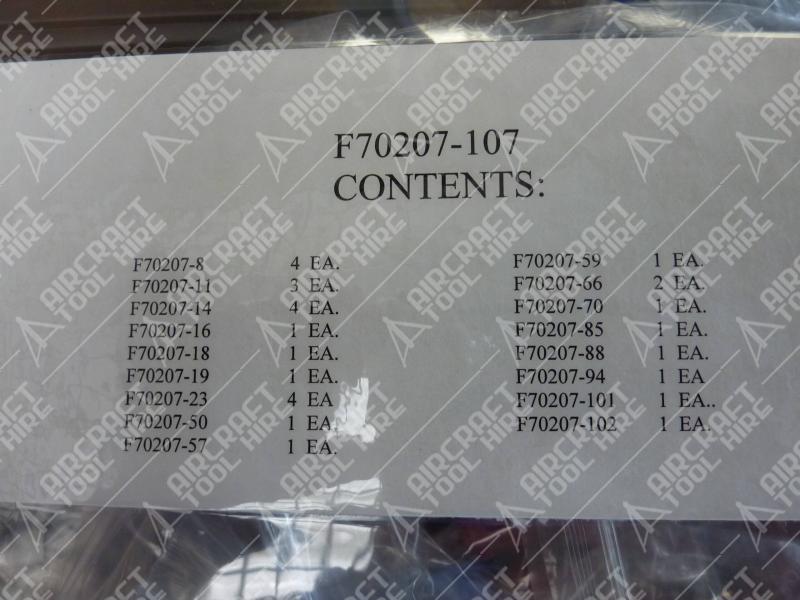 Rigging Kit - F70207-107 | Aircraft Tool Hire Ltd